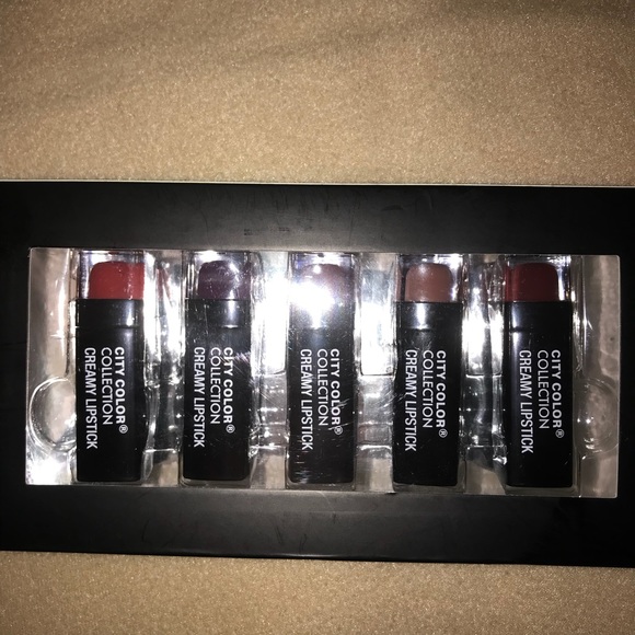 City Color | Makeup | New City Colors Creamy Lipsticks Set | Poshmark